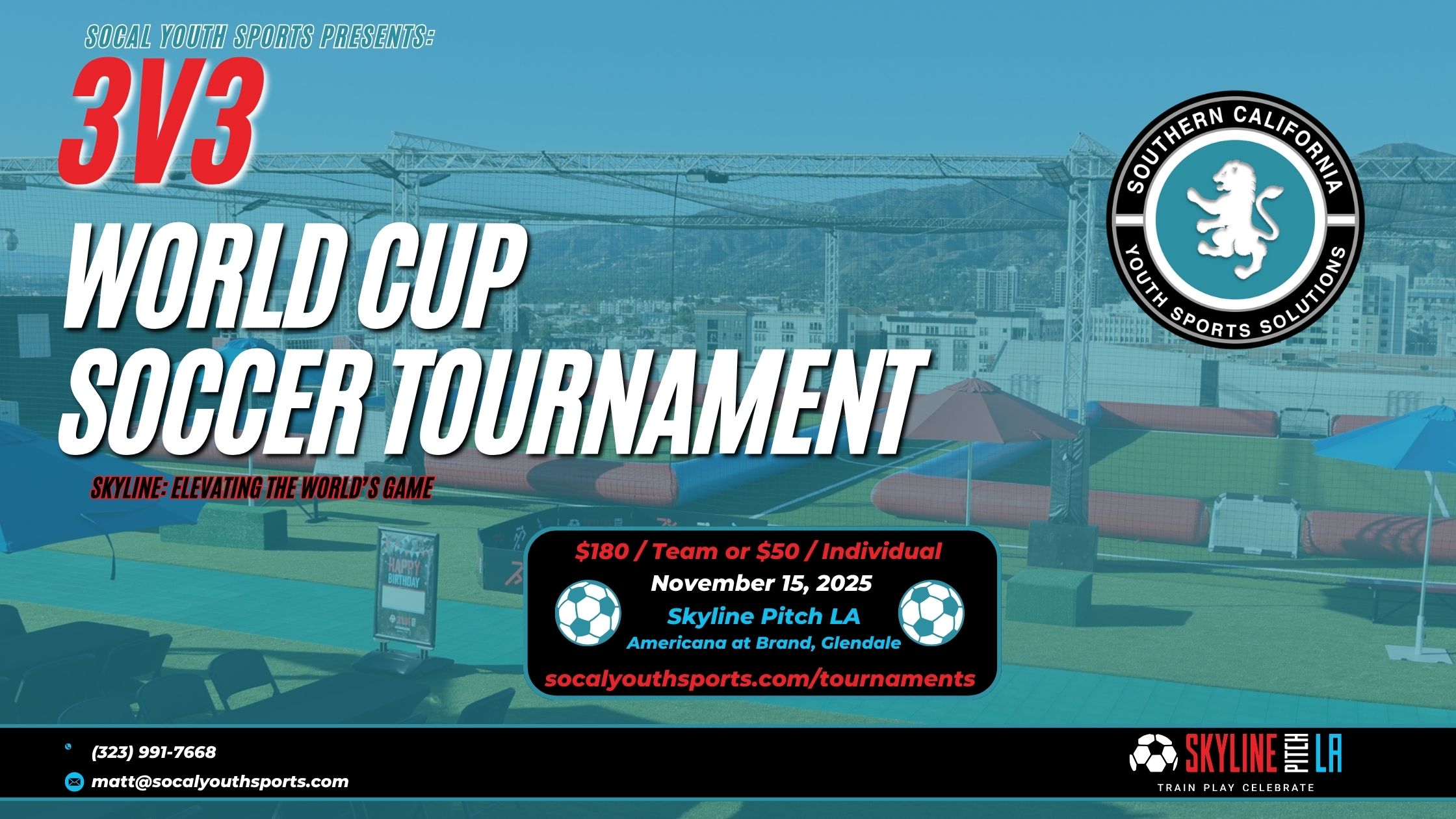 3v3 Youth Soccer Tournaments